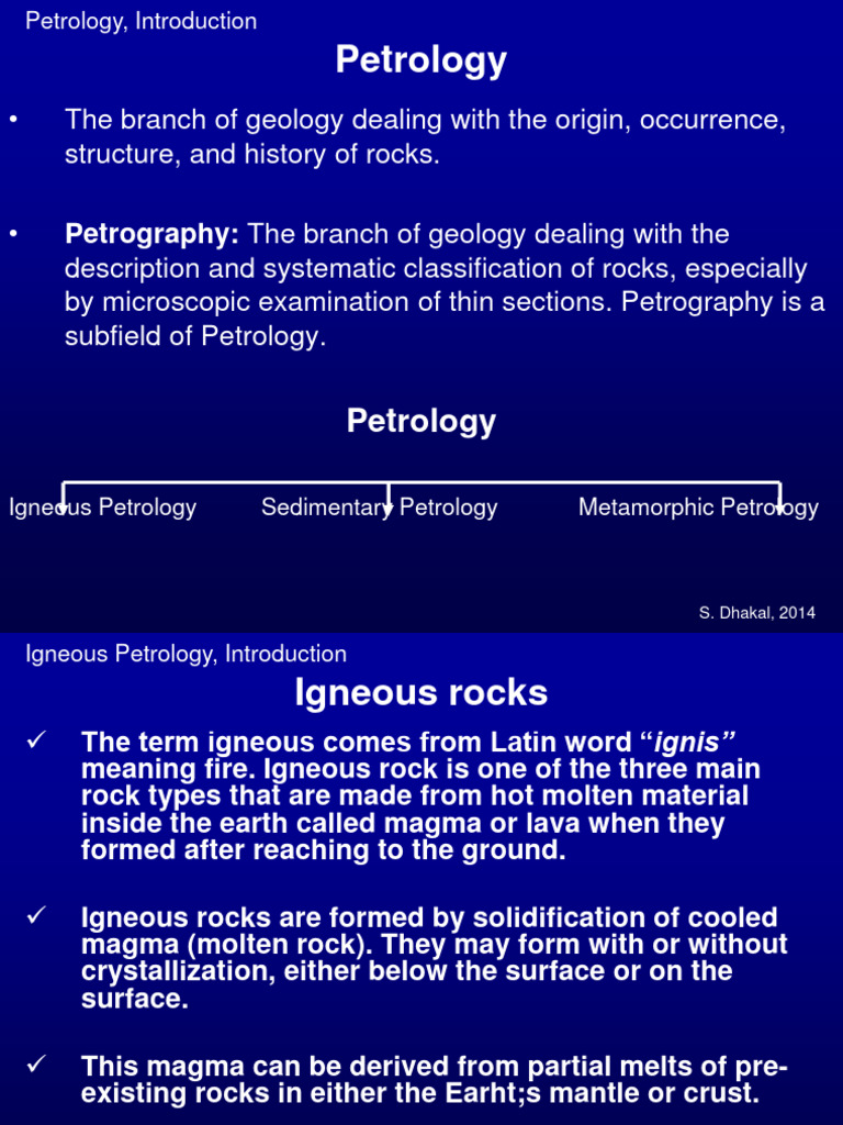 Igneous Introduction Texture | PDF | Igneous Rock | Rock (Geology)