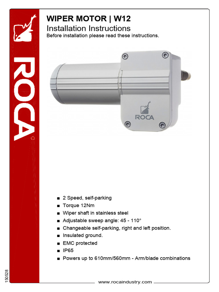ROCA-Inst_W12 | PDF | Fuse (Electrical) | Electrical Components