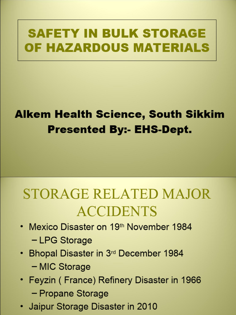 Safety Guidelines for Hazardous Storage Tanks | PDF | Valve | Oil Refinery