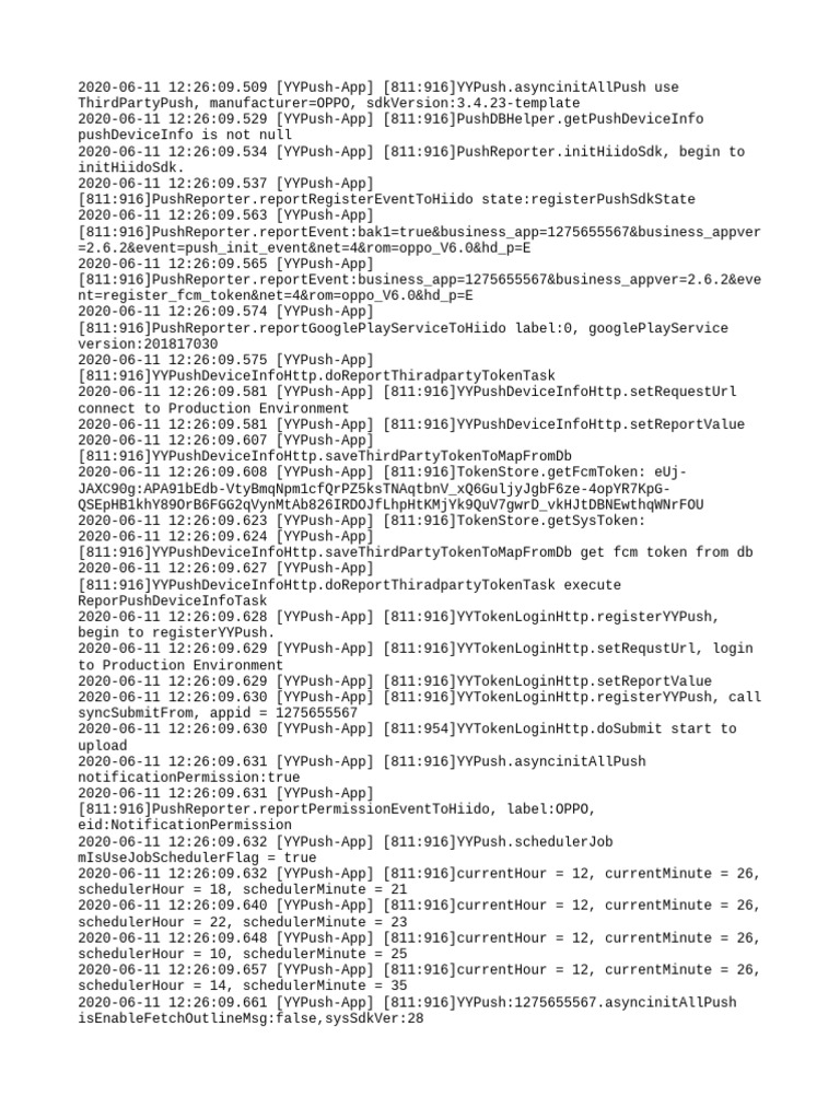 Pushsvc Log | Download Free PDF | Computing | Computer Programming