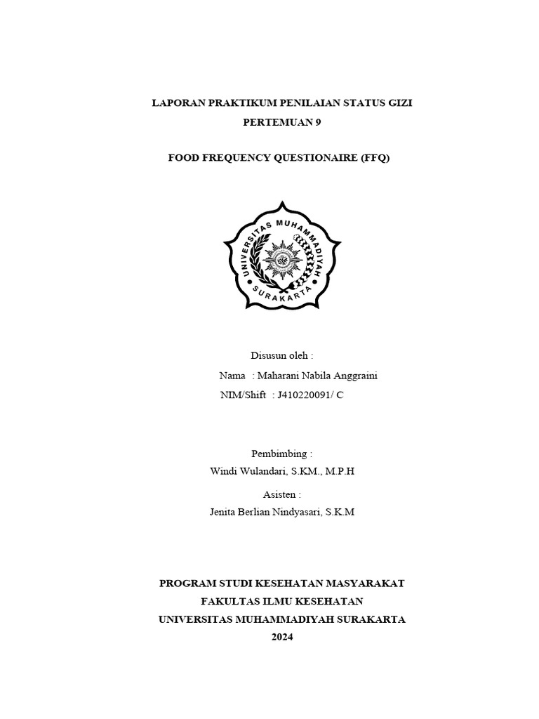 Laprak 9 PSG - FFQ - Maharani Nabila - 091 - C | PDF