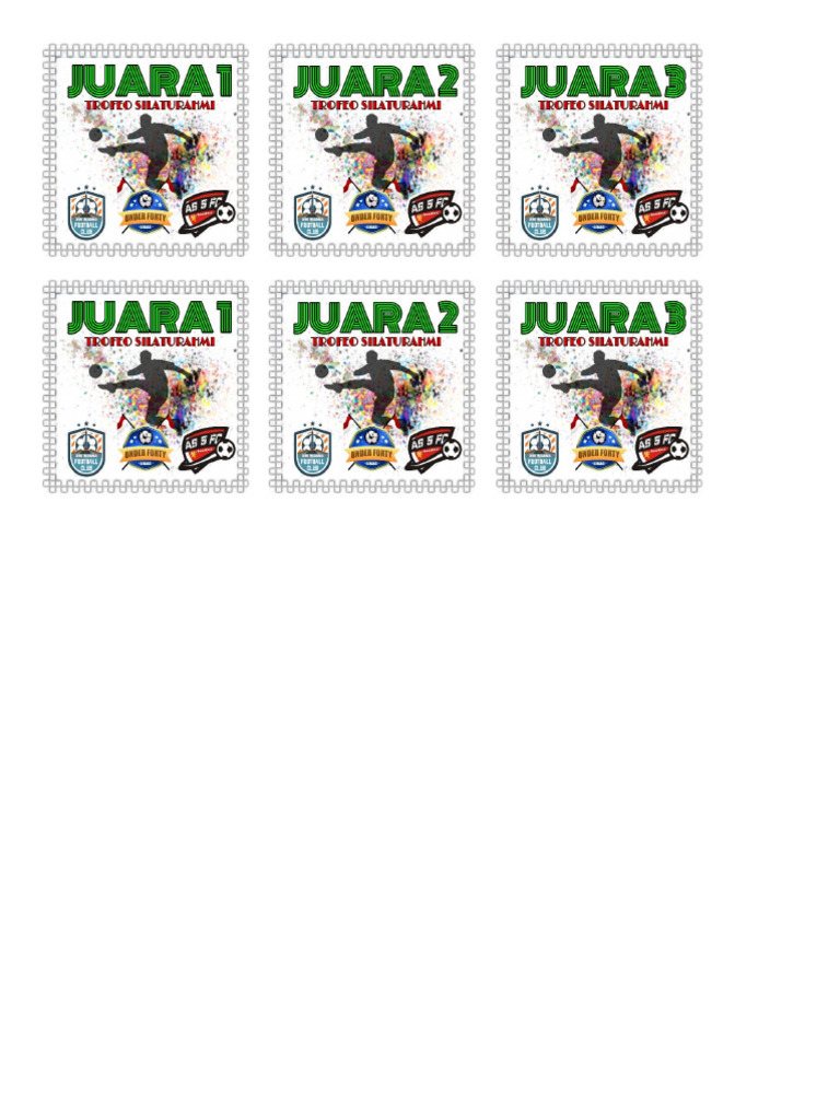 stiker juara | PDF