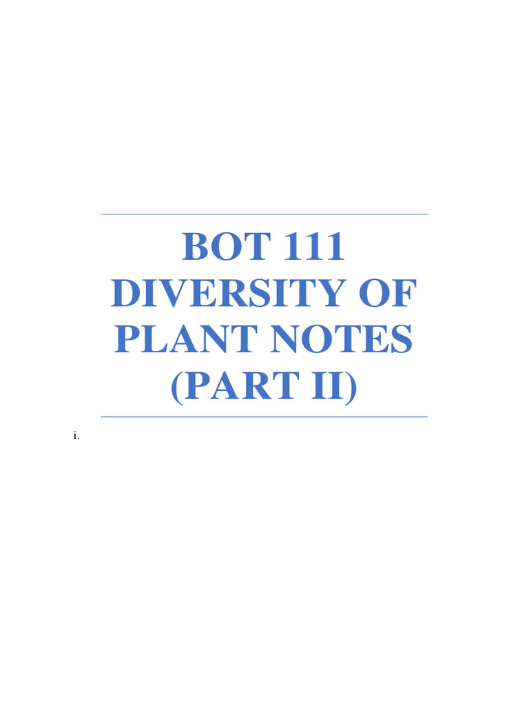 Bot 111 Notes 2020-1 | PDF | Virus | Microorganism