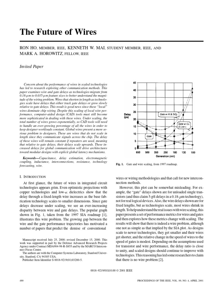 Ho01_ScalingWires | PDF | Inductance | Capacitor