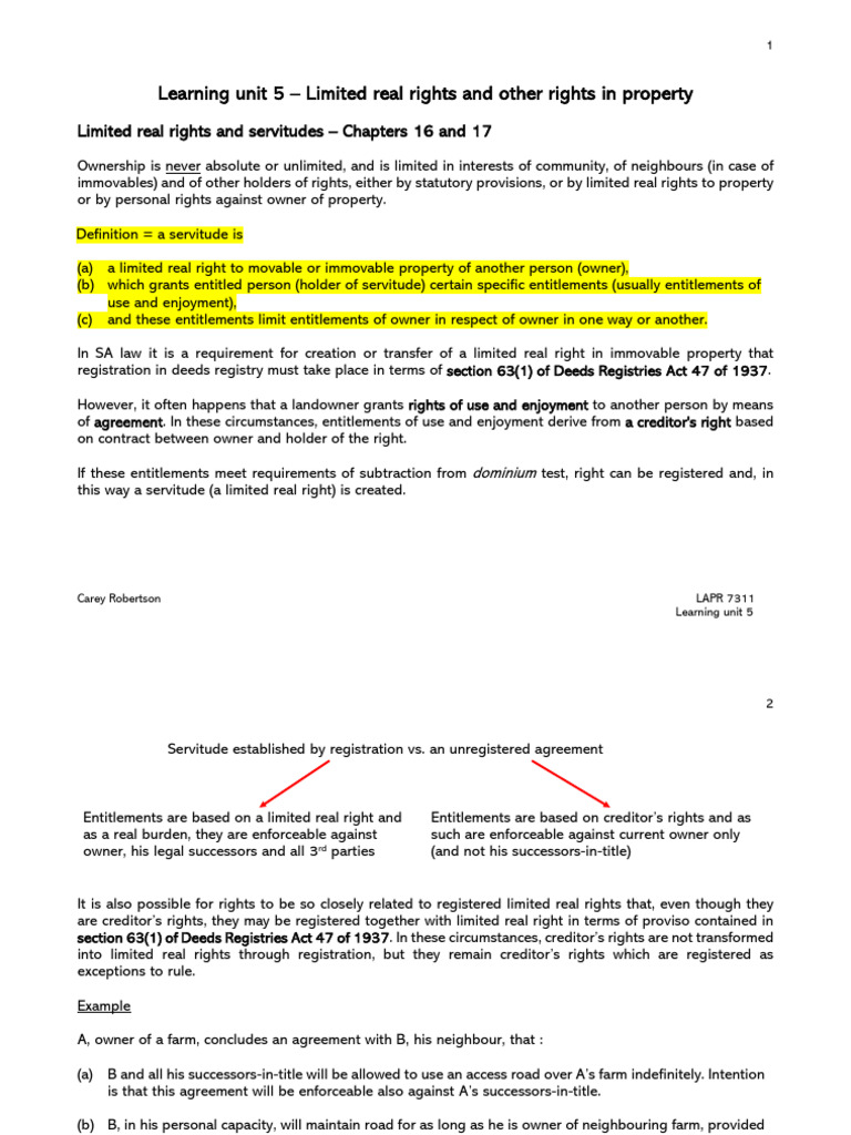 Lapr 7311 Learning Unit 5 2024 Pdf Debt Surety 