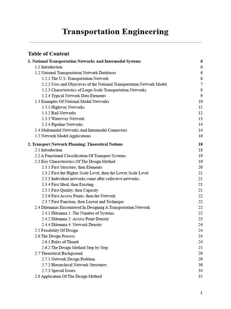 Transportation Engineering | PDF | Simulation | Transport