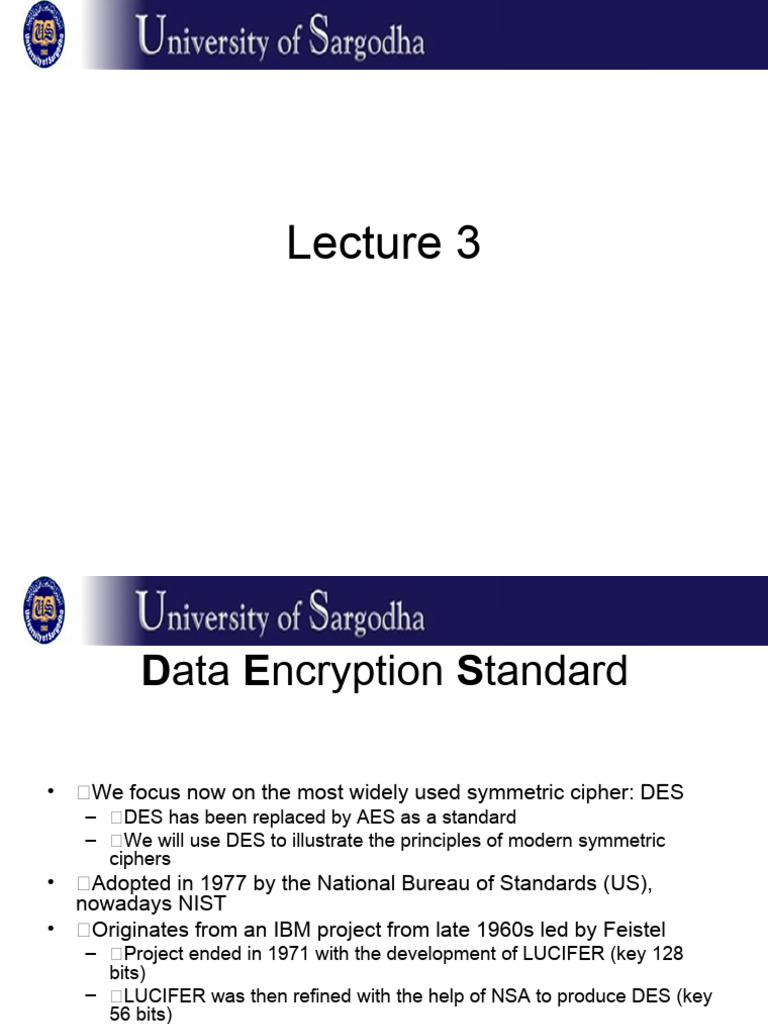 NS 3 | PDF | Cipher | Secure Communication