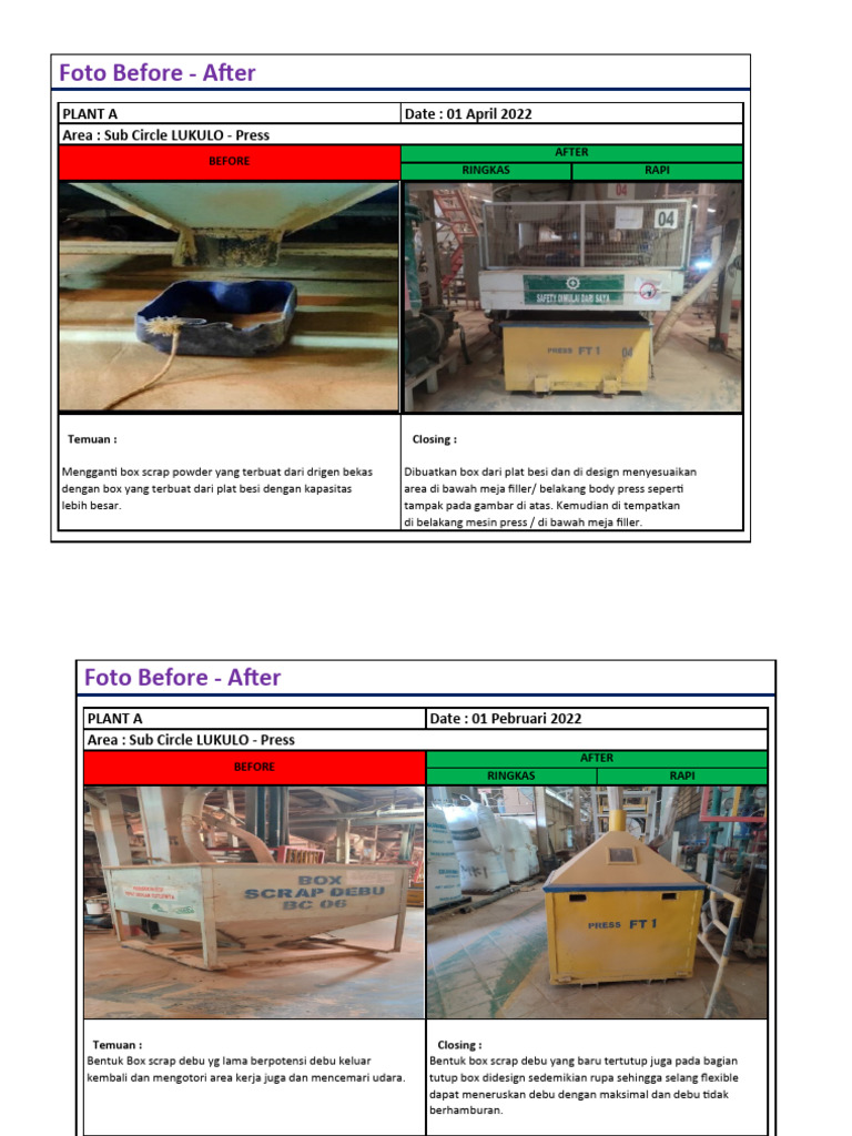 FOTO BEFORE - AFTER 2024 | PDF