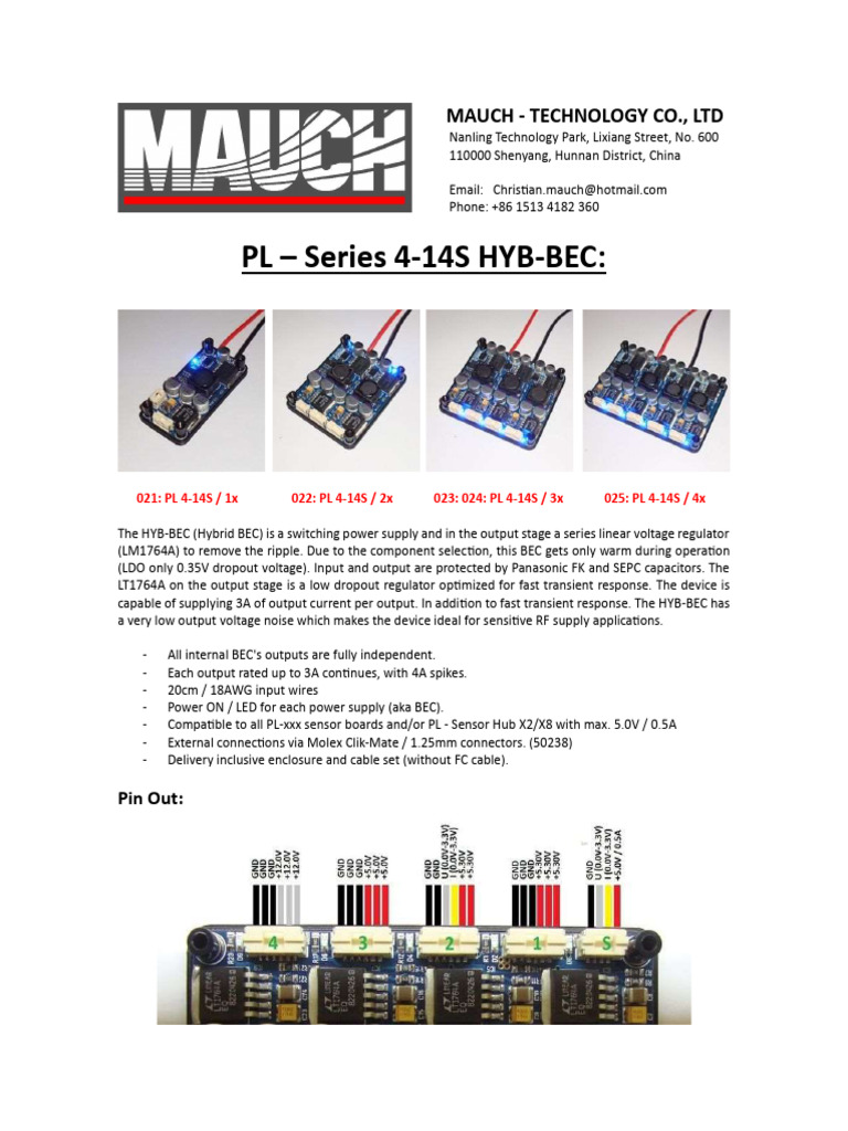 PL 4-14S Hyb-Bec | PDF | Power Supply | Electromagnetism