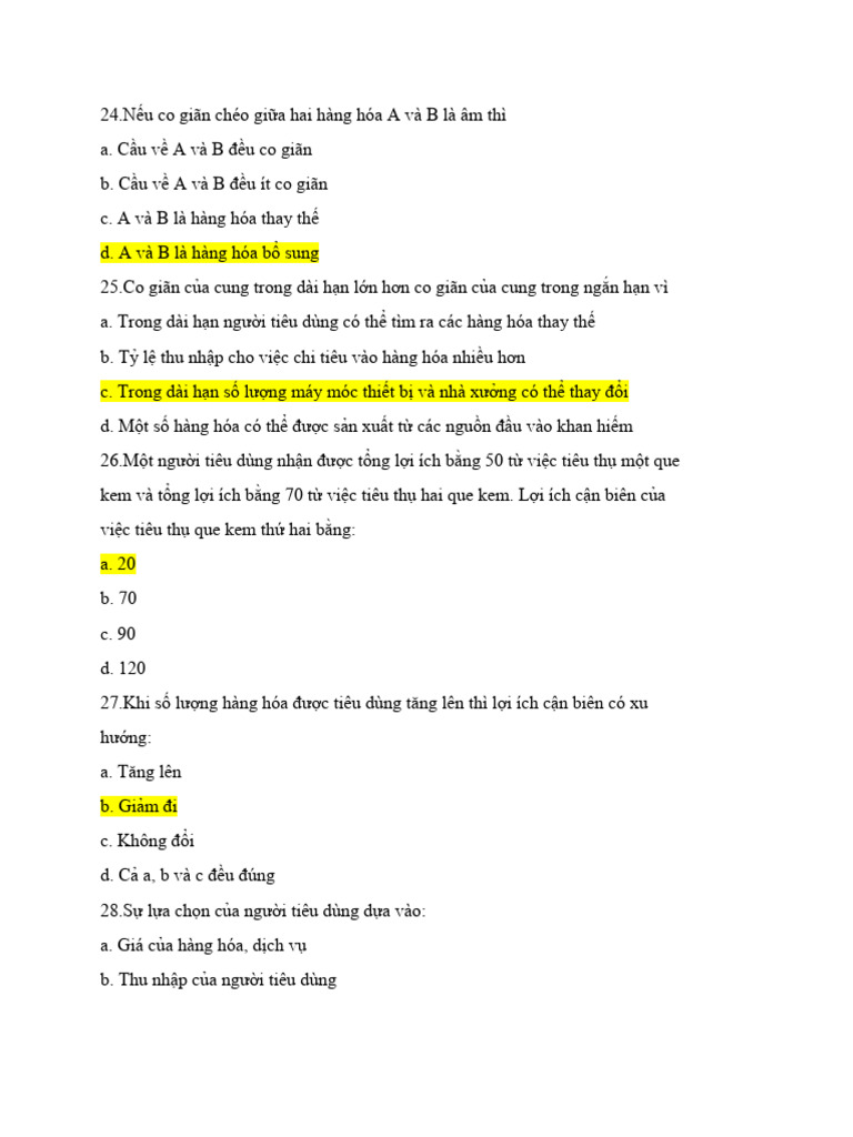 ôn tập vcs 2 | PDF