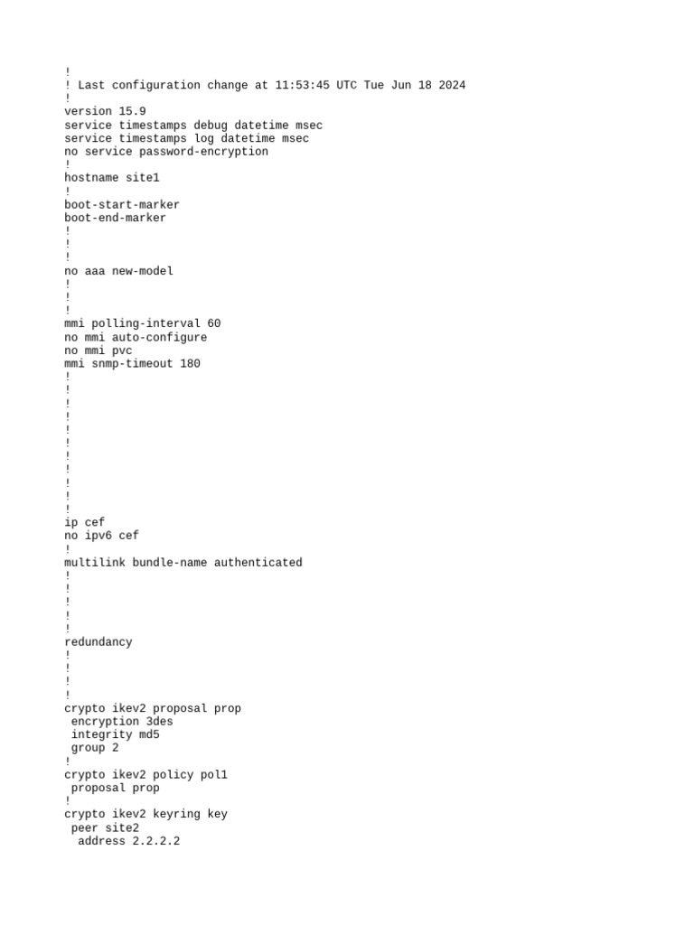 Site 1 RTR | PDF | Telecommunications | Internet Protocols