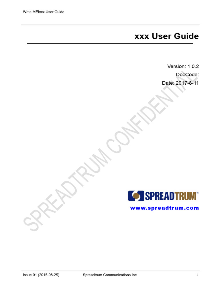 WriteIMEI User Guide | PDF | Cursor (User Interface) | Bluetooth