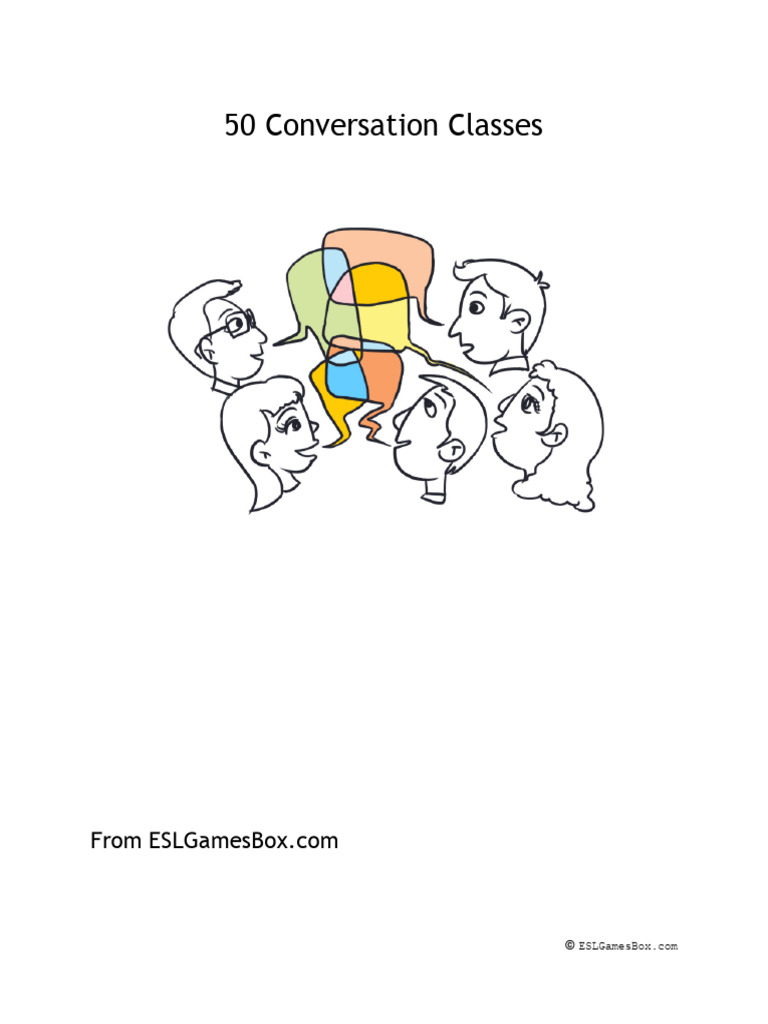 ESL Conversation Starters | PDF | Verb | Learning