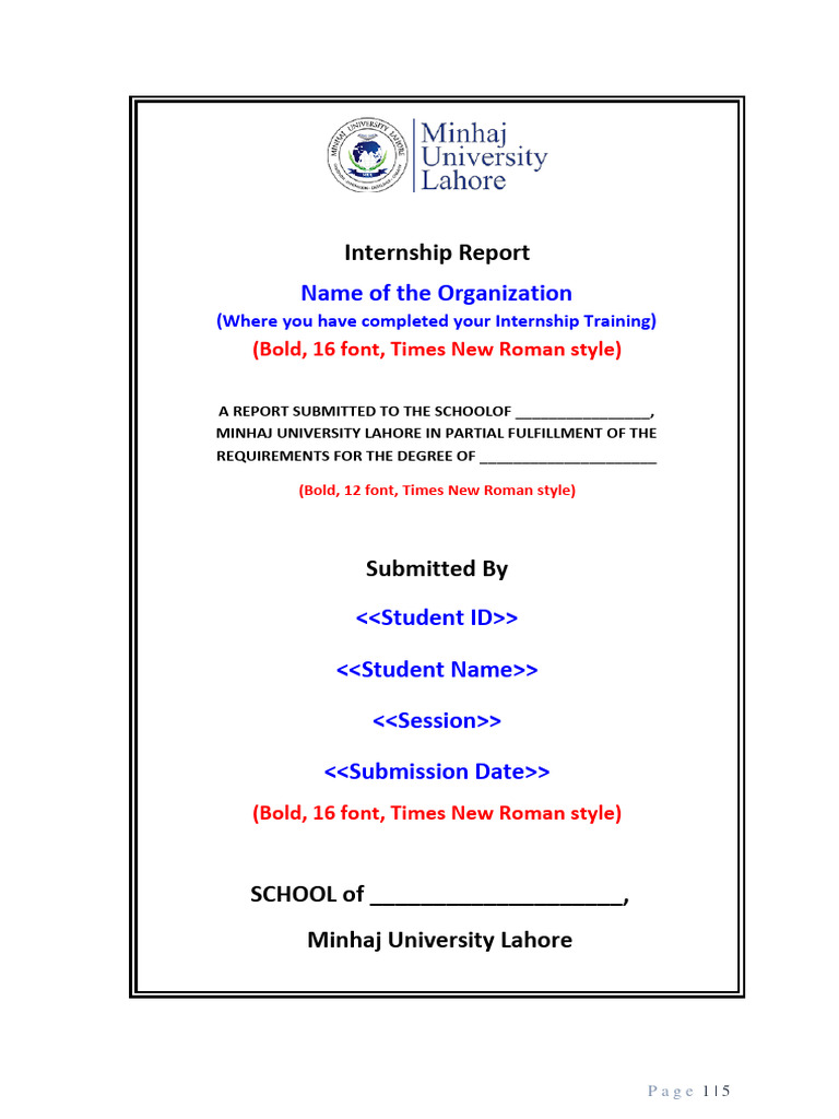 Internship Report Format - 45 | PDF | Swot Analysis | Human Communication