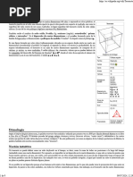Definición y propiedades del teseracto | PDF | Geometría euclidiana ...