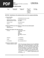 Synperonic A7-LQ Safety Data Sheet | PDF | Personal Protective ...