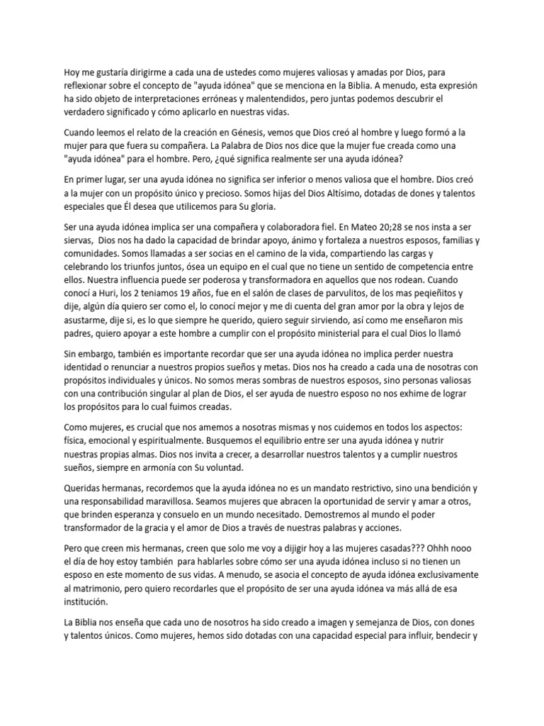 La verdadera ayuda idónea en la fe | PDF | Amor | Fe
