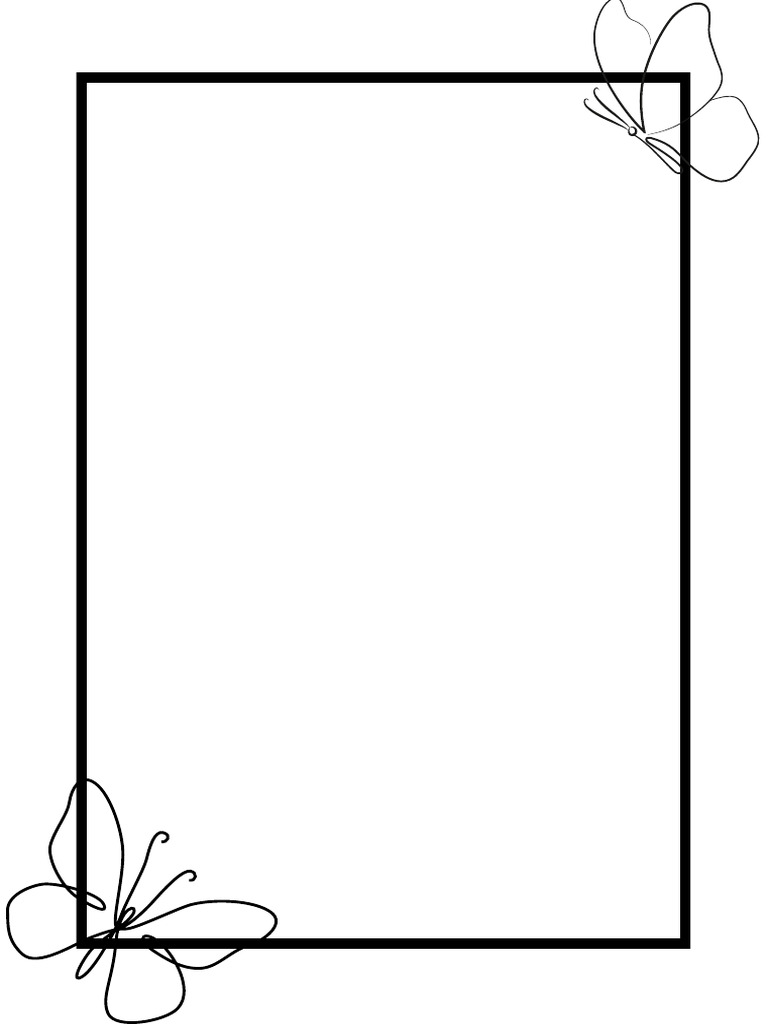 White and Black Minimalist Simple Page Border - 20240505 - 143712 ...