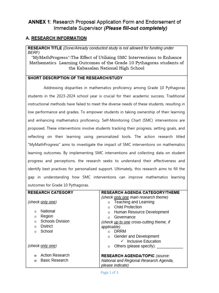 Daluddong Annex1 | PDF | Cognition