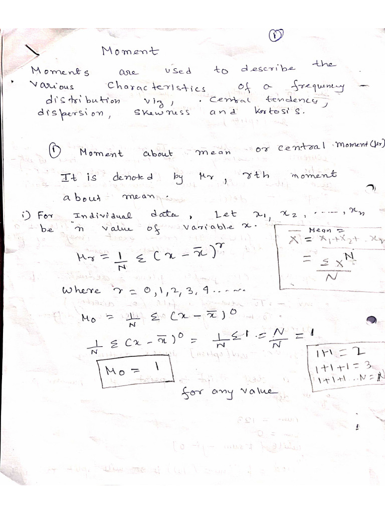 Mod2 (Moments) | PDF
