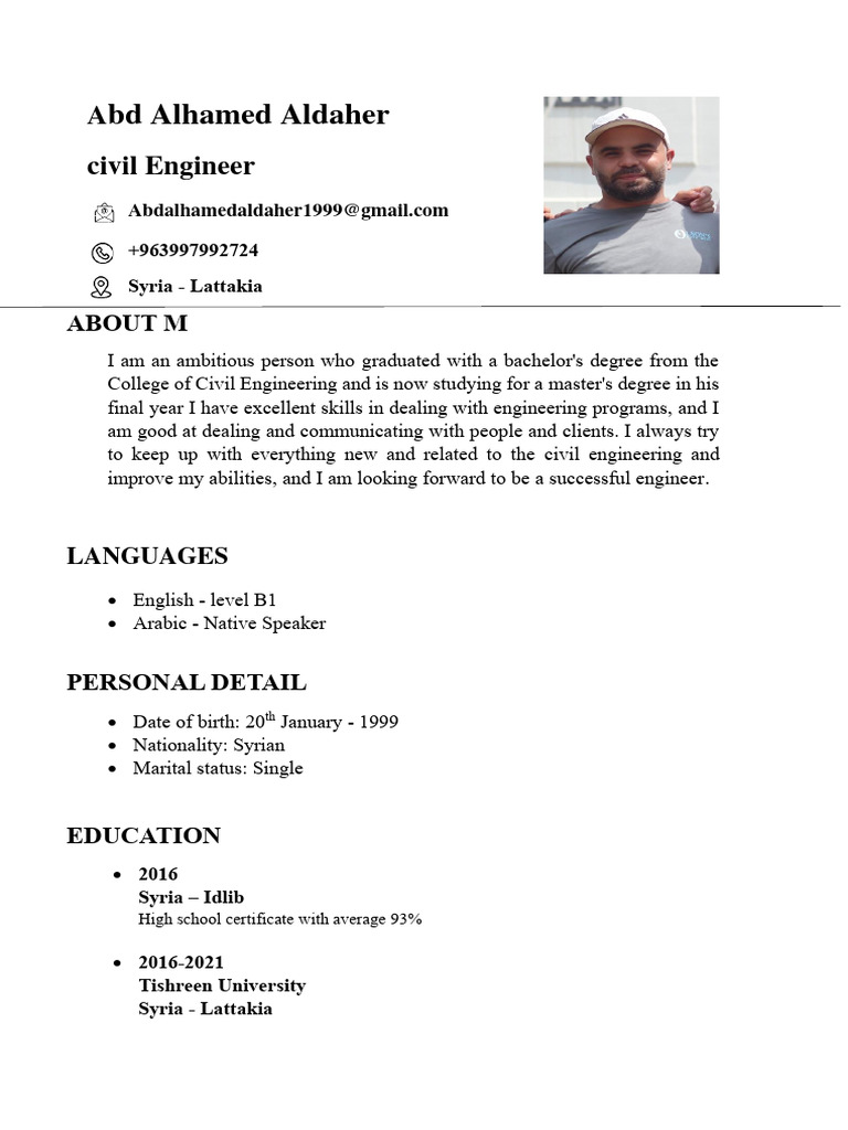 cv h | PDF