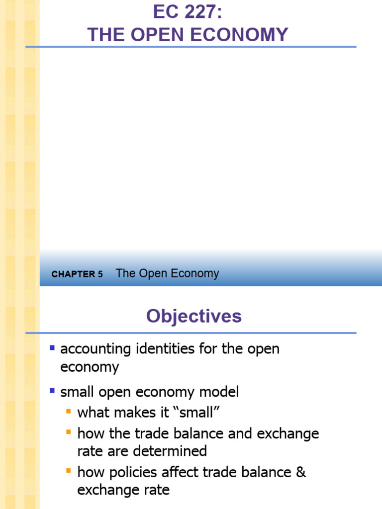 Understanding Open Economy Dynamics | PDF | Exchange Rate | Balance Of ...