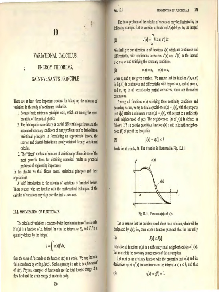 CAP10 FoundationsSolidMechanics Fung | PDF | Calculus Of Variations | Integral