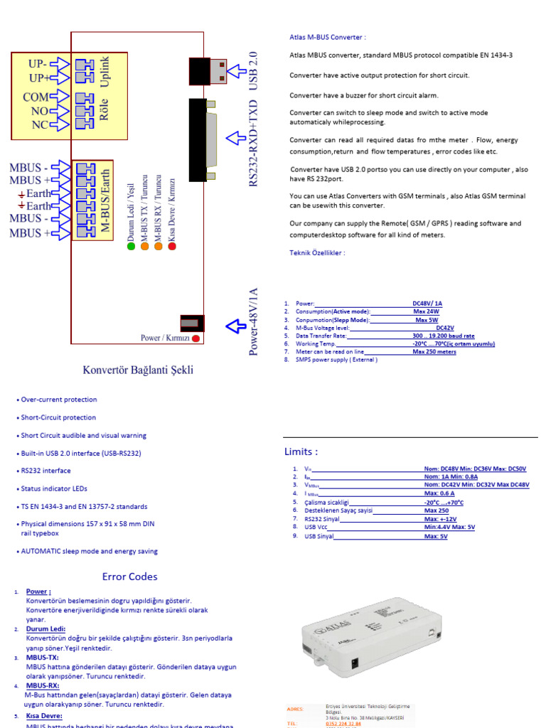 Atlas Mbus Konvartor | PDF