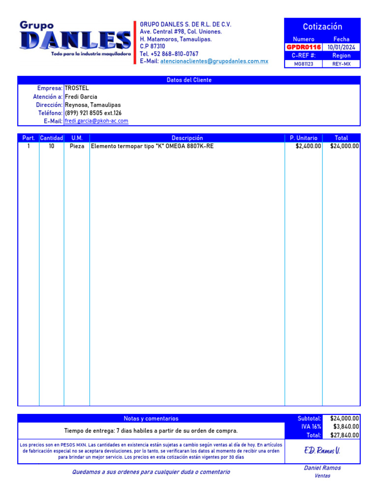 GPDR0116 Trostel | PDF