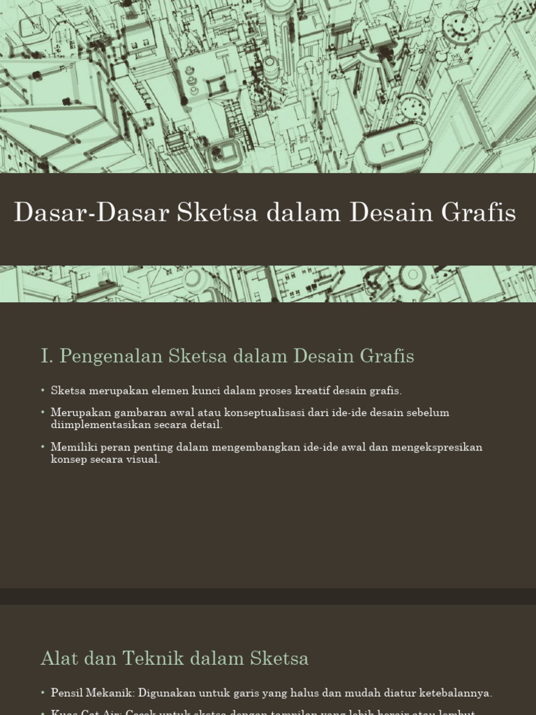 Dasar Sketsa dalam Desain Grafis | PDF | Seni