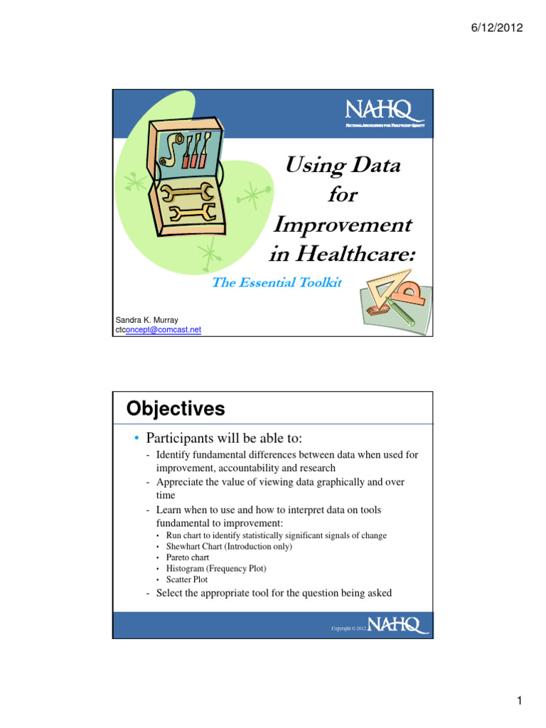 5 - Using Data For Improvement | PDF | Statistics | Scientific Method