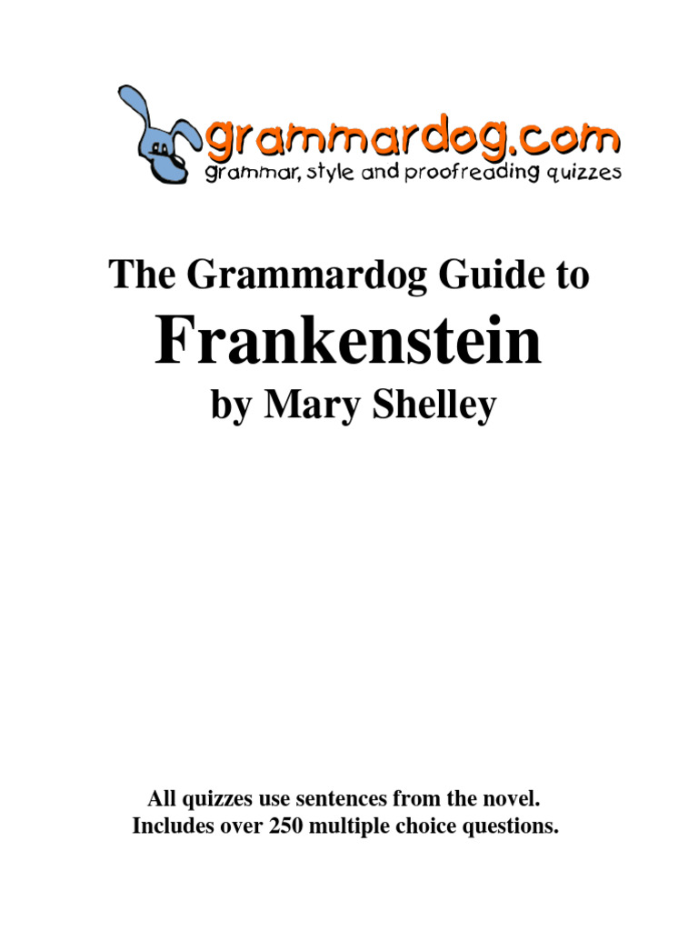 FRANKENSTEIN Sample | PDF | Preposition And Postposition | Linguistics