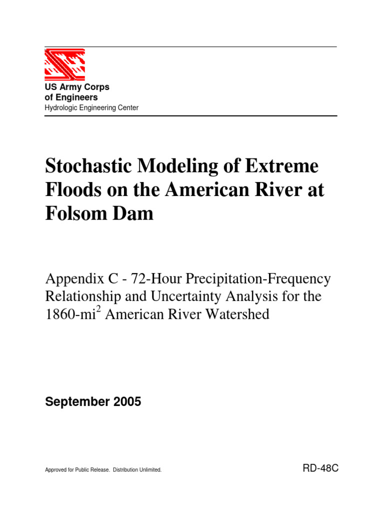 Stochastic Modelling Of Extreme Floods Pdf Geographic Information