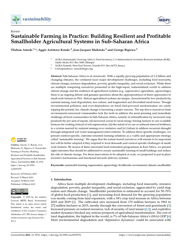 Sustainable Farming in Practice Building Resilient and Profitable | PDF ...