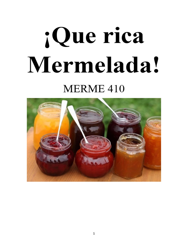 Que Rica Mermelada | PDF | Fruta | Cocinando