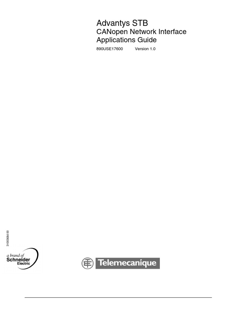 CANopen User Guide | Download Free PDF | Media Technology | Computer Networking