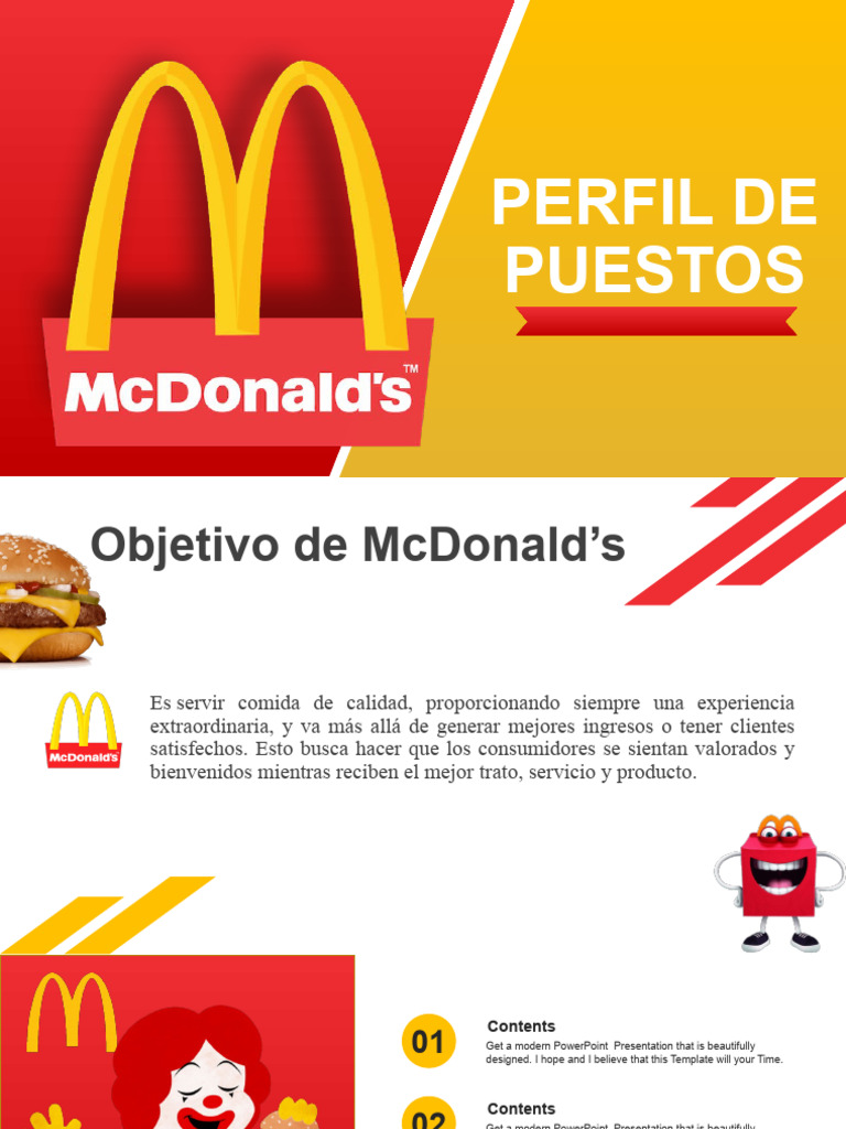 McDonalds Template | PDF | Microsoft Power Point | Multimedia
