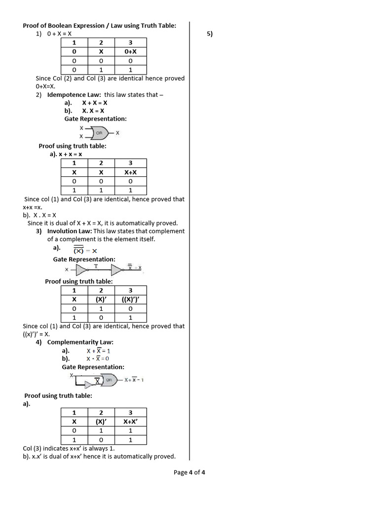 Boolean Algebra Part 3 | PDF