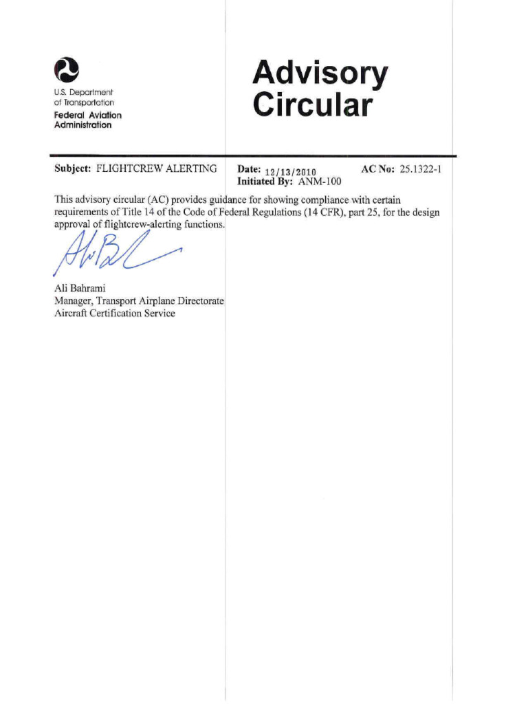 Advisory Circular: Administration | PDF | Simulation | Reliability Engineering