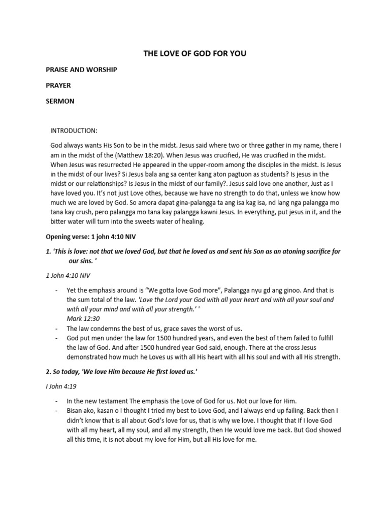 Jesus Has Made The Finish Line Your Starting Point | PDF | Covenant ...