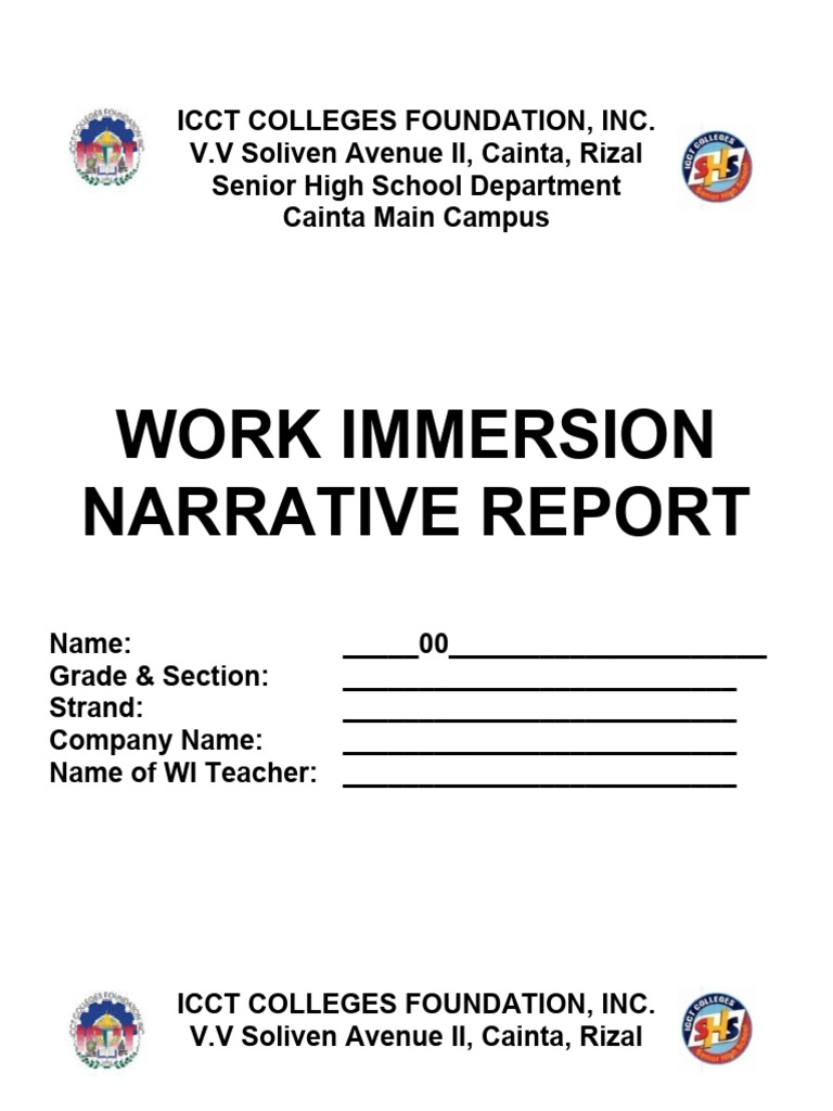 Format of Narrative | PDF | Business