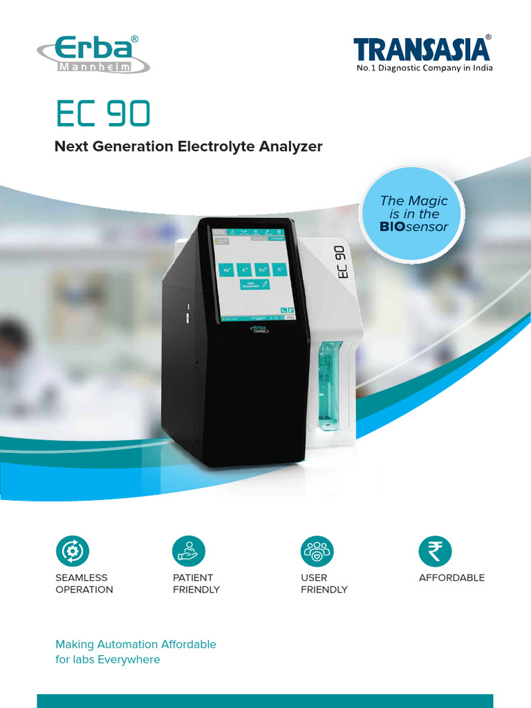 Erba Ec 90 | PDF | Microfluidics | Biosensor