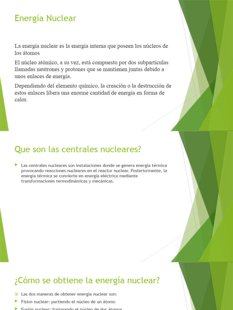 Energía Nuclear: Fisión y Fusión Explicadas | PDF | La energía nuclear ...