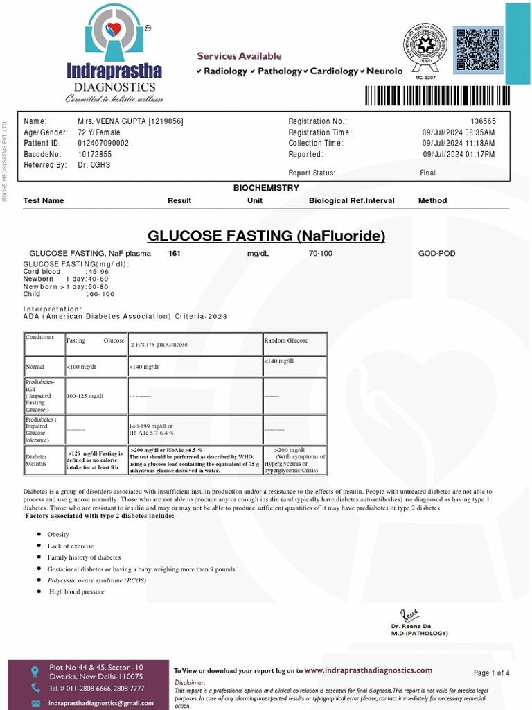 Lab Report Ne Pdf Diabetes Prediabetes