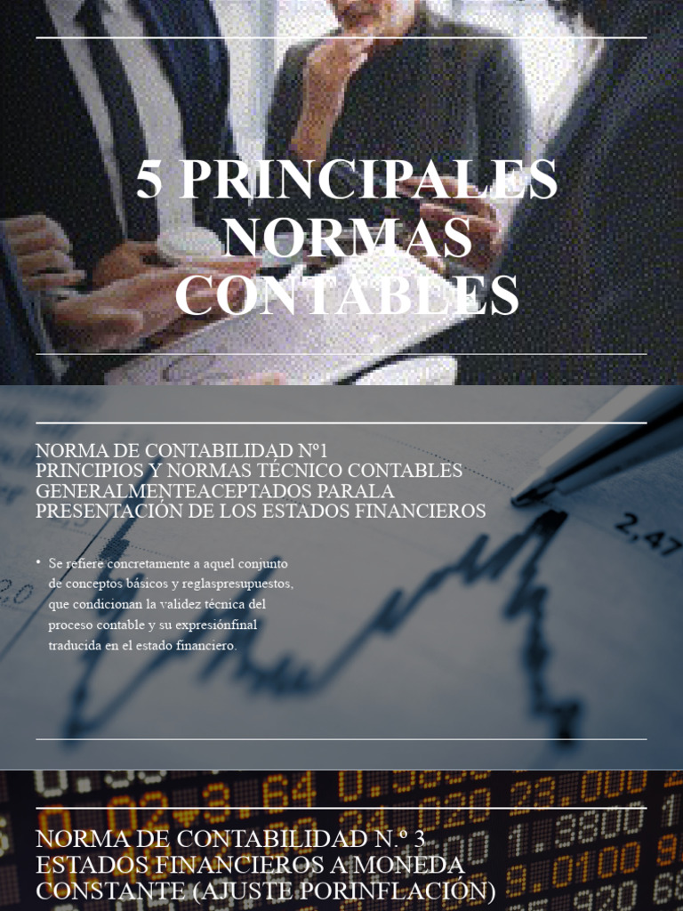 5 Normas Contables | PDF