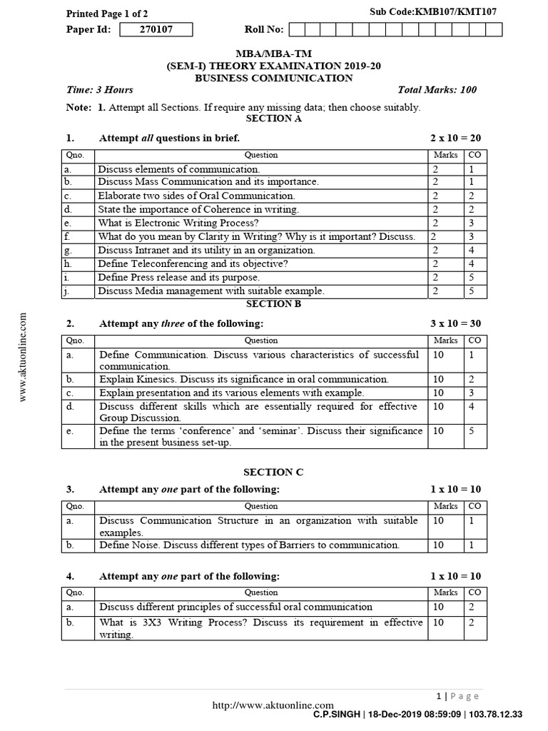 Merged All 17 Previous Year University Question Papers Business ... Merged All 17 Previous Year University Question Papers Business ...