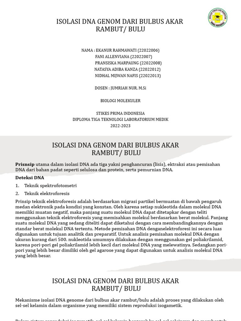 Kel 2-Biologi Molekuler-Metode Diagnostik Penyakit Pada Tanaman | PDF