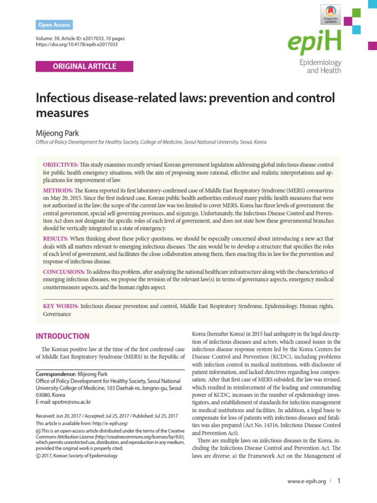 Guideline | PDF | Infection | Public Health
