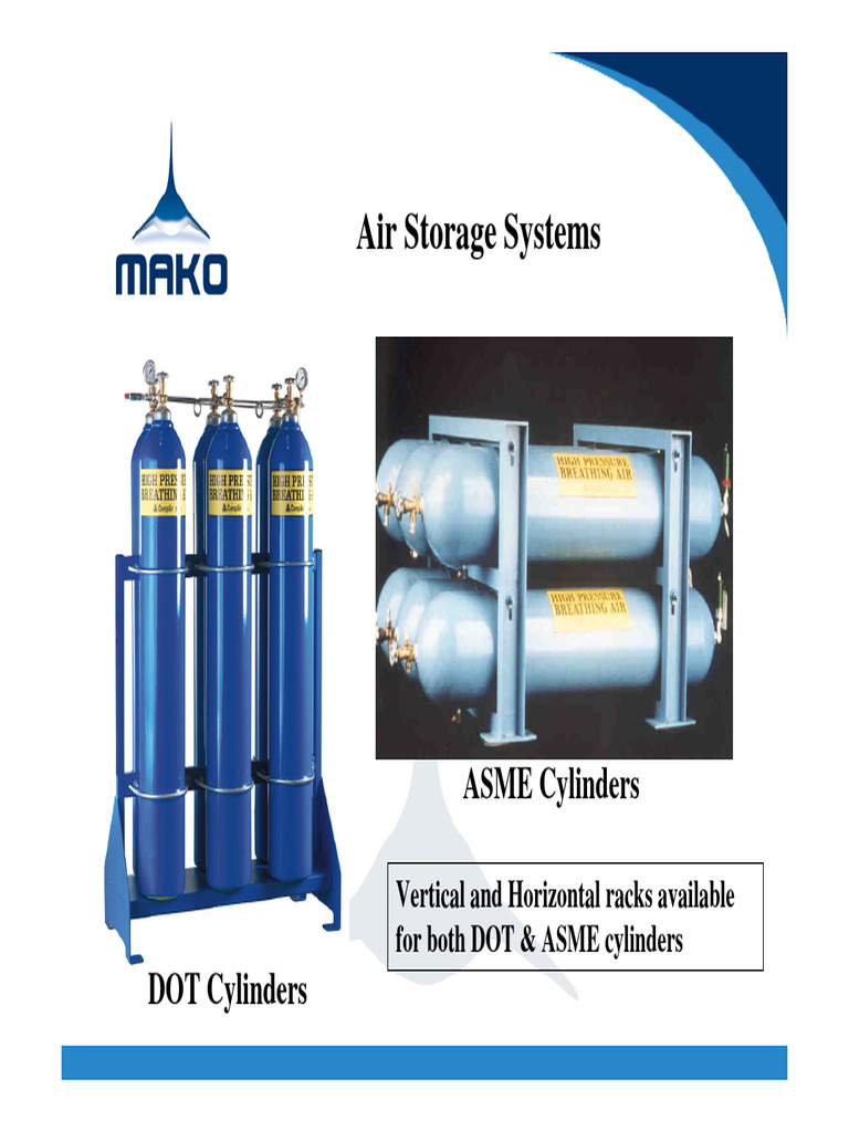 Mako Air Storage Systems | PDF | Mechanical Engineering | Equipment