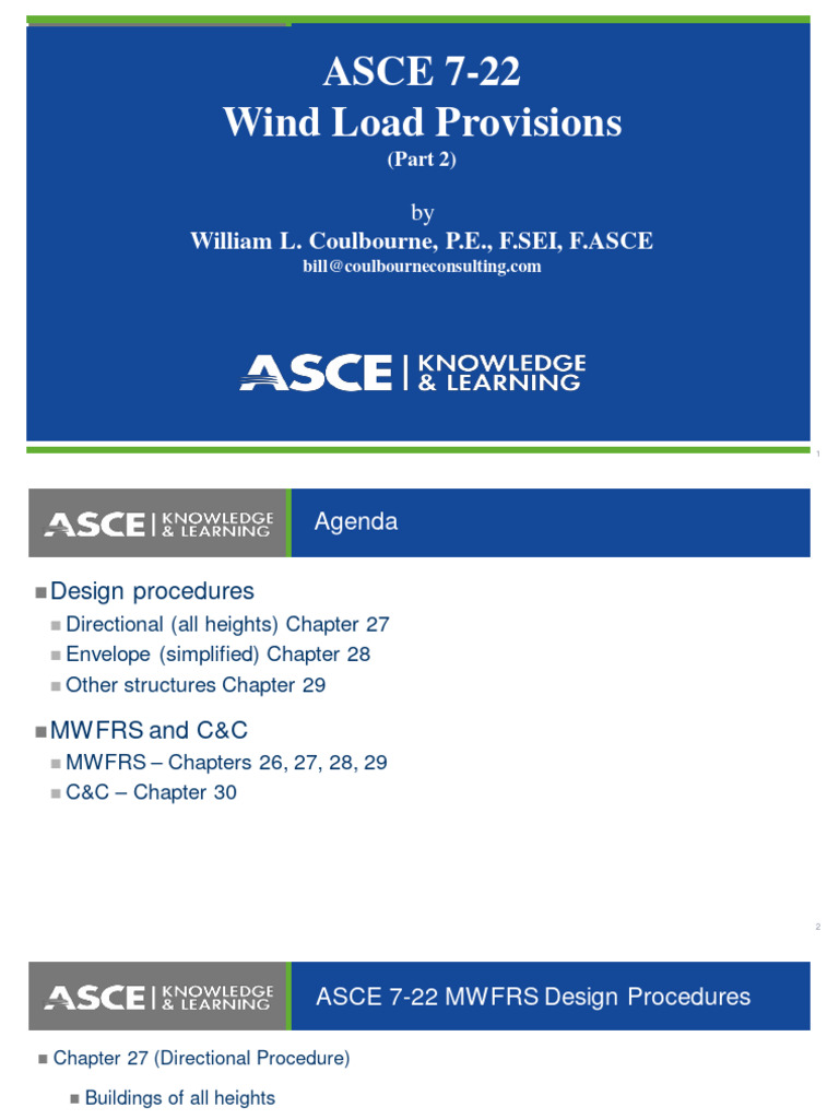 ASCE 7 22 - Part 2 Webinar 1686617413456 | PDF | Wound | Pressure
